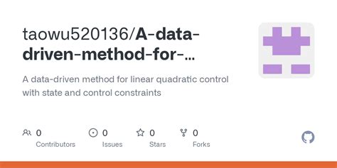 github taowu520136 a data driven method for linear quadratic control