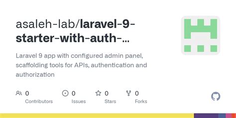 Github Asaleh Lablaravel 9 Starter With Auth Adminpanel Roles