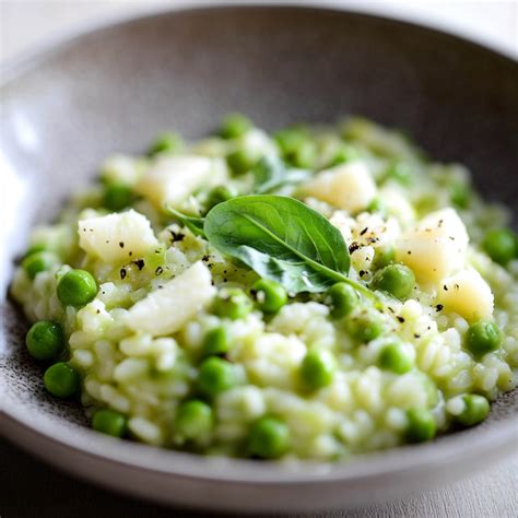 Fresh Pea Risotto
