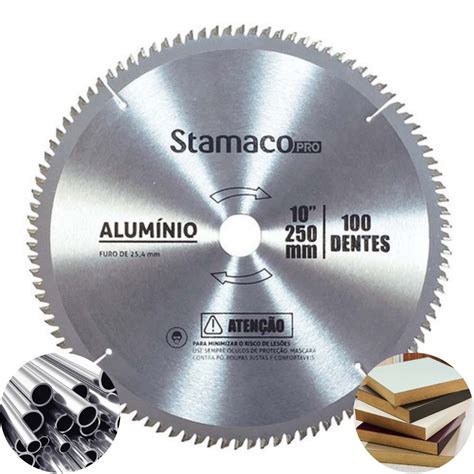 Serra Circular 250mm Corte Disco 10 Polegadas 100 Dentes Aço Shopee