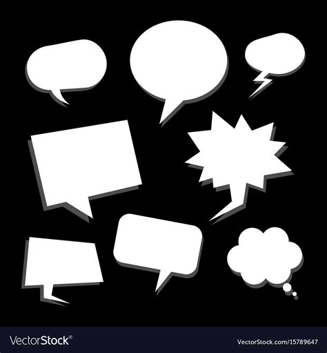 Speech Balloon Icon Royalty Free Vector Image Vectorstock