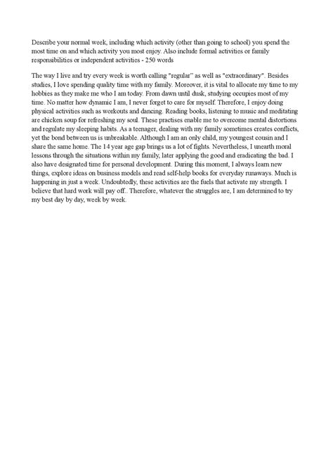 Uwc Essay Normal Week Activities Exams Reporting And Production