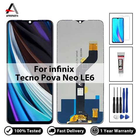 High Quality For Tecno Pova Neo Le6 Lcd Display Touch Screen Touch