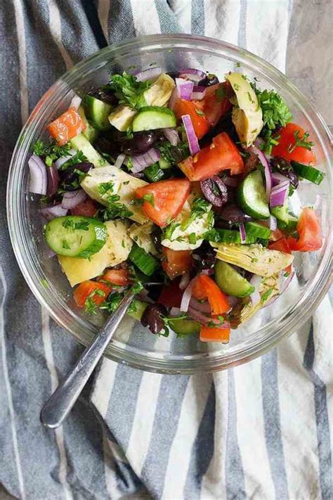 The Best Mediterranean Salad Recipe • Unicorns In The Kitchen