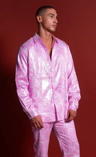 Patrick Church Delilah Pink Sequin Shirt