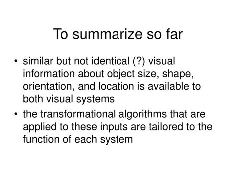 Ppt Frames Of Reference For Perception And Action In The Human Visual System Powerpoint