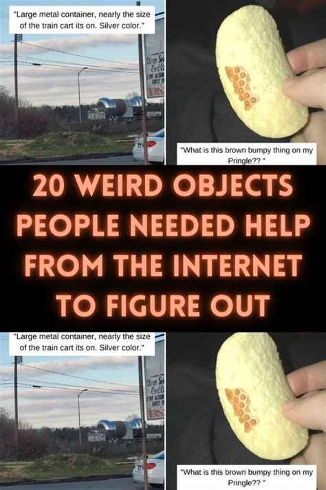 there are two pictures with the words 20 weird objects people need help