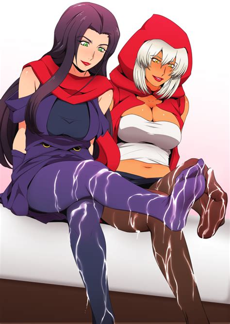 Rule 34 2girls Battle Tendency Bed Blush Breasts Cape Cleavage Cum