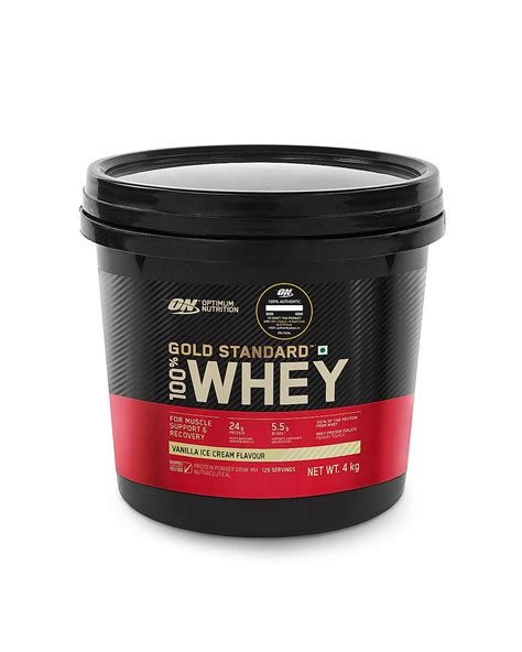 Optimum Nutrition Gold Standard 100 Whey Protein Powder 4k G Double