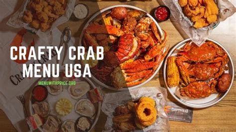 Crafty Crab Menu With Prices 2025 Usa Updated Menu With Prices