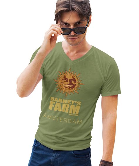 Green V Neck T Shirt Barneys Farm T Shirts