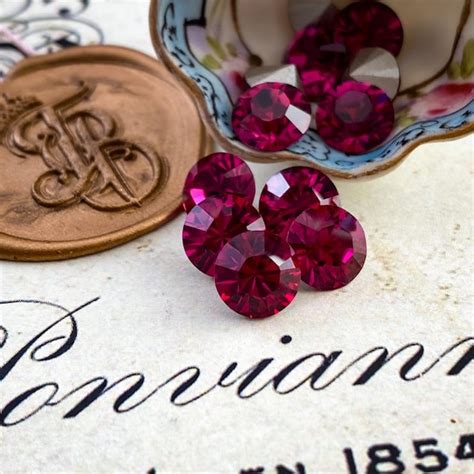 Hot Pink Swarovski Etsy
