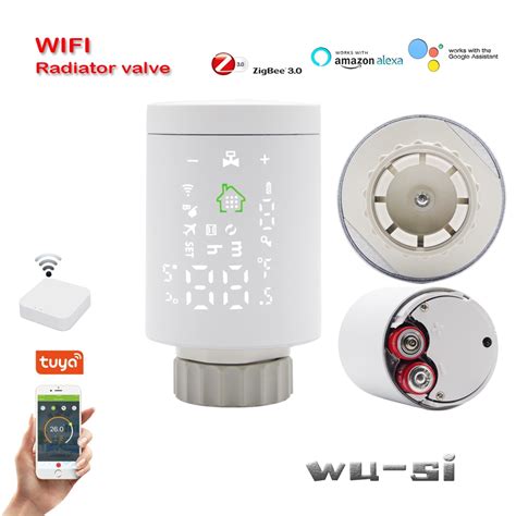 Termostato De Radiador Zigbee Válvula De Control Grandado