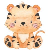 Safari aquarela leão 1 a 10un
