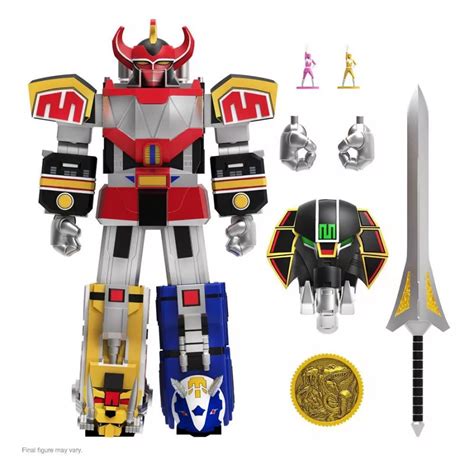 Mighty Morphin Power Rangers Ultimates Action Figure Dino Megazord 20