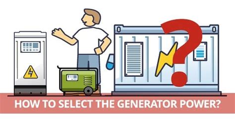 How To Select The Generator Power Read On MVN Machinery