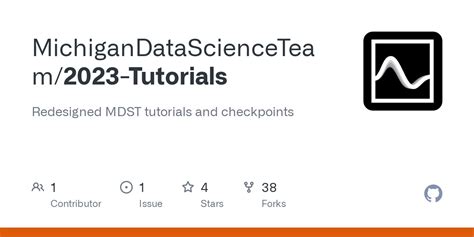 GitHub Casper Guo MDST Tutorial Redesigned MDST Tutorials And