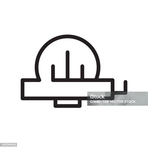 흰색 배경 룰렛 기호 선 기호 또는 선형 요소 디자인 개요 스타일에서에 고립 된 아이콘 벡터 룰렛 0명에 대한 스톡 벡터 아트 및 기타 이미지 Istock