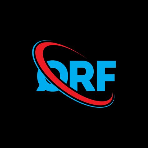Qrf Logo Qrf Letter Qrf Letter Logo Design Initials Qrf Logo Linked With Circle And Uppercase