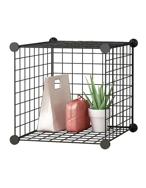Soga Modular Portable Single Cube Storage Organiser In Black Myer