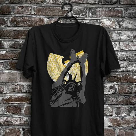 Tshirt Wu Tang Clan Wutang Clam Statue Of Liberty T Shirt Rza Gza