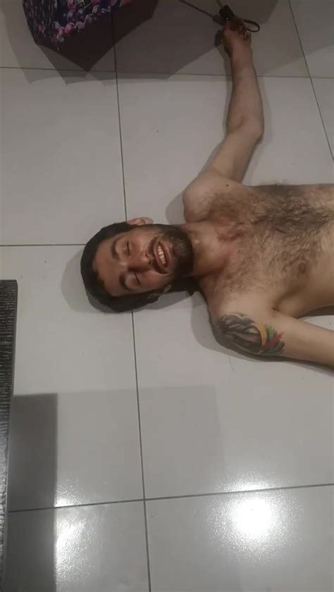 Very Drunk Friend Naked Inside
