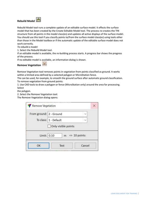 Lidar Training Documents By Misson Choudhury Microstation Docx