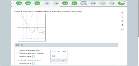 Use Interval Notation To Write The Intervals Over