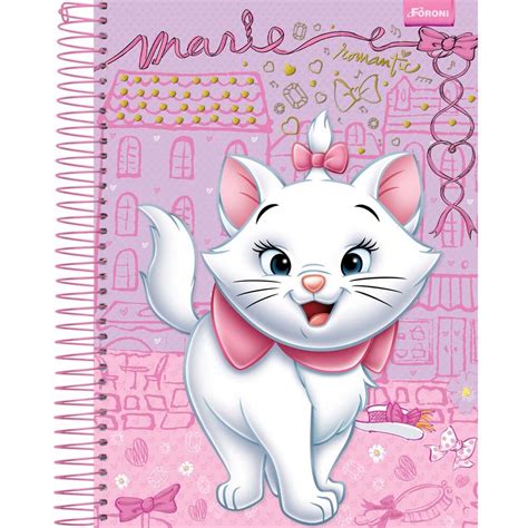 Caderno Universitário Foroni Gatinha Marie Romantic 333931 8 200