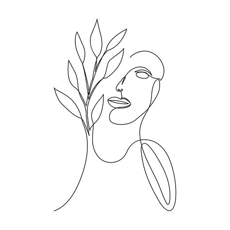 Premium Vector Continuous One Line Art Drawing Of Female Body Outline