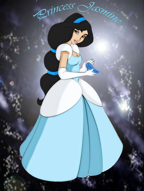 Jasmine As Cinderella Colored By Itiffanyblue On Deviantart