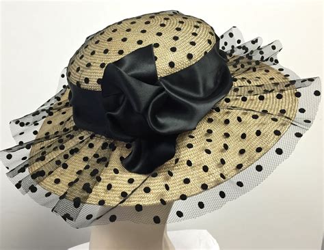 Kentucky Derby Hat Wide Brim Hat High Tea Hat Derby Hats For Etsy