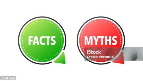 Facts Vs Myths Factchecking Check Mark Fake News Rumors Comparing With True Information Facts Vs