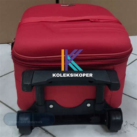 Promo Diskon Koper Polo Team Kanvas Tebalukuran Kabin 16 Inch Roda 2