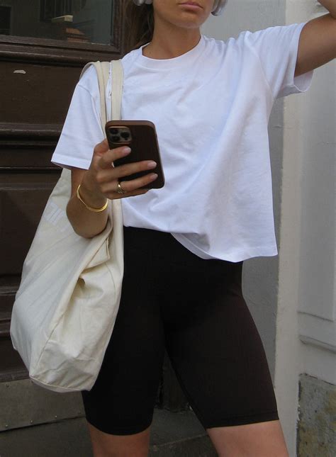 Cacao Ribbed Seamless Biker Shorts Aimn Nz