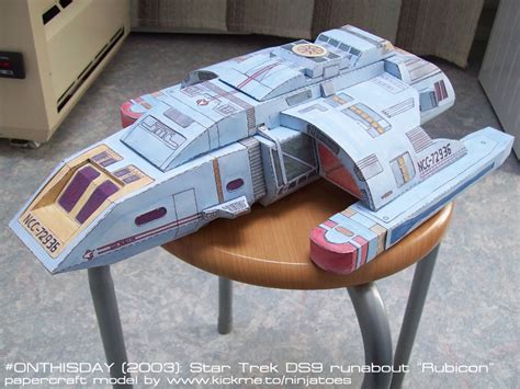Star Trek Ds9 Papercraft Runabout By Ninjatoespapercraft On Deviantart