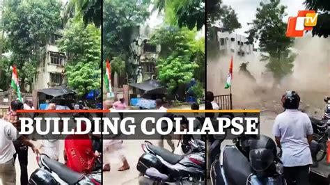 A Four Storey Building Collapses In Borivali Mumbai