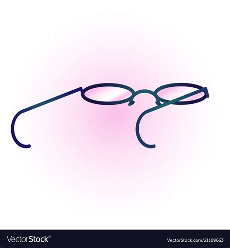 Simple Glasses Royalty Free Vector Image Vectorstock