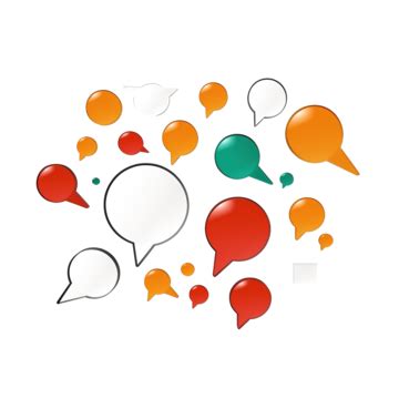 Comment Reaction Feedback 3d Illustration 3d Rendering Community PNG