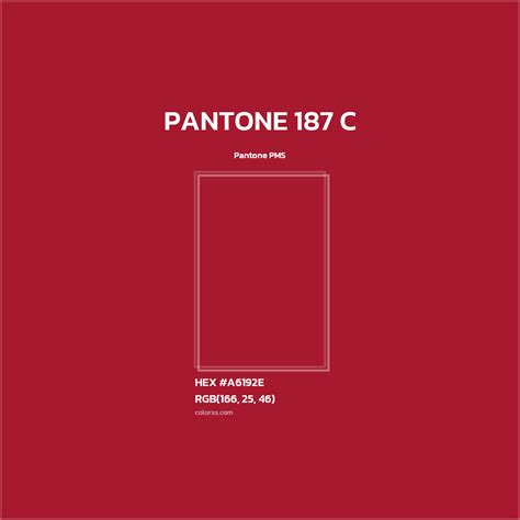 Pantone 187 C Complementary Or Opposite Color Name And Code A6192e