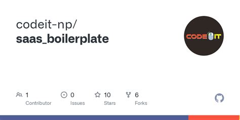 GitHub Codeit Np Saas Boilerplate