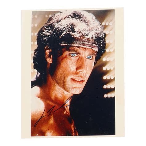 John Travolta Signed Staying Alive X Photo Acoa Pristine Auction