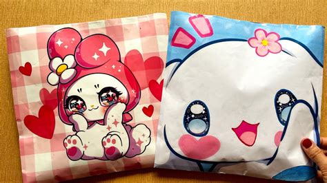 Blind Bag Paper SANRIO CINNAMOROLL MY MELODY KUROMI ASMR