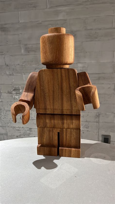 Robot De Madera Gde Liso Tallerdoce