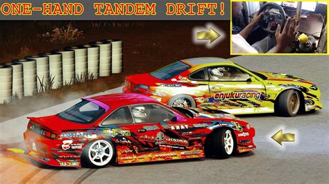 ONE HAND TANDEM DRIFT W Steering Wheel WDT S14 Assetto Corsa