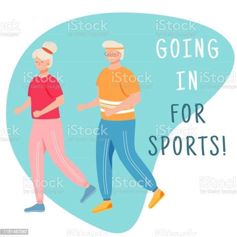 스포츠 소셜 미디어 게시물 모형에 들어가서 은퇴한 사람들 신체 활동 광고 웹 배너 템플릿 소셜 미디어 부스터 콘텐츠 레이아웃 프로모션 포스터 인쇄 광고 플랫 일러스트레이션