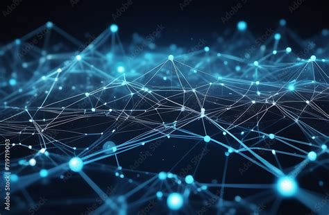 Concept Of Big Data Showcasing Visual Interplay Of Large Scale Interconnected Nodes And Data