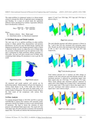 Cfd Simulation Of Single Stage Axial Flow Compressor PDF 3 D Graphics Computer Software