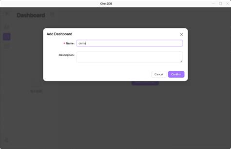 Add Charts Manually Chat2db