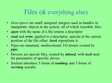 Lecture Thread Unix Process Oriented System Calls Ppt Video Online